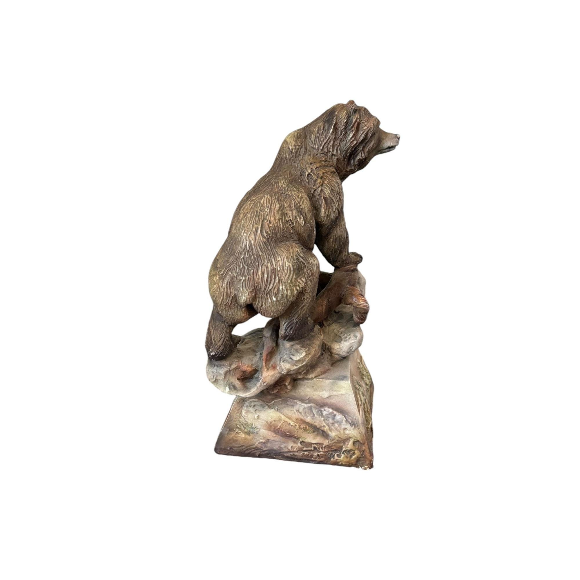 2003 by Danny Edwards Vintage Grizzly Bear Porcelain Figurines ...