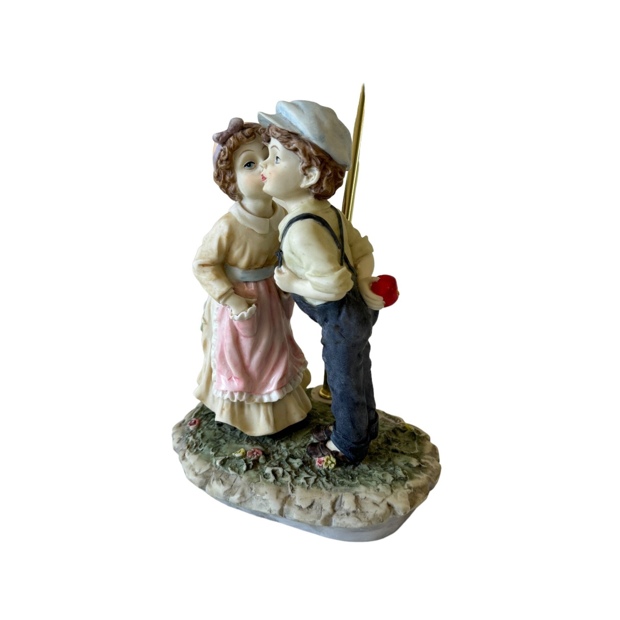 1997 Vintage Crosa Figurine Sculptures Boy and Girl Table Lamp 16" - Etsy