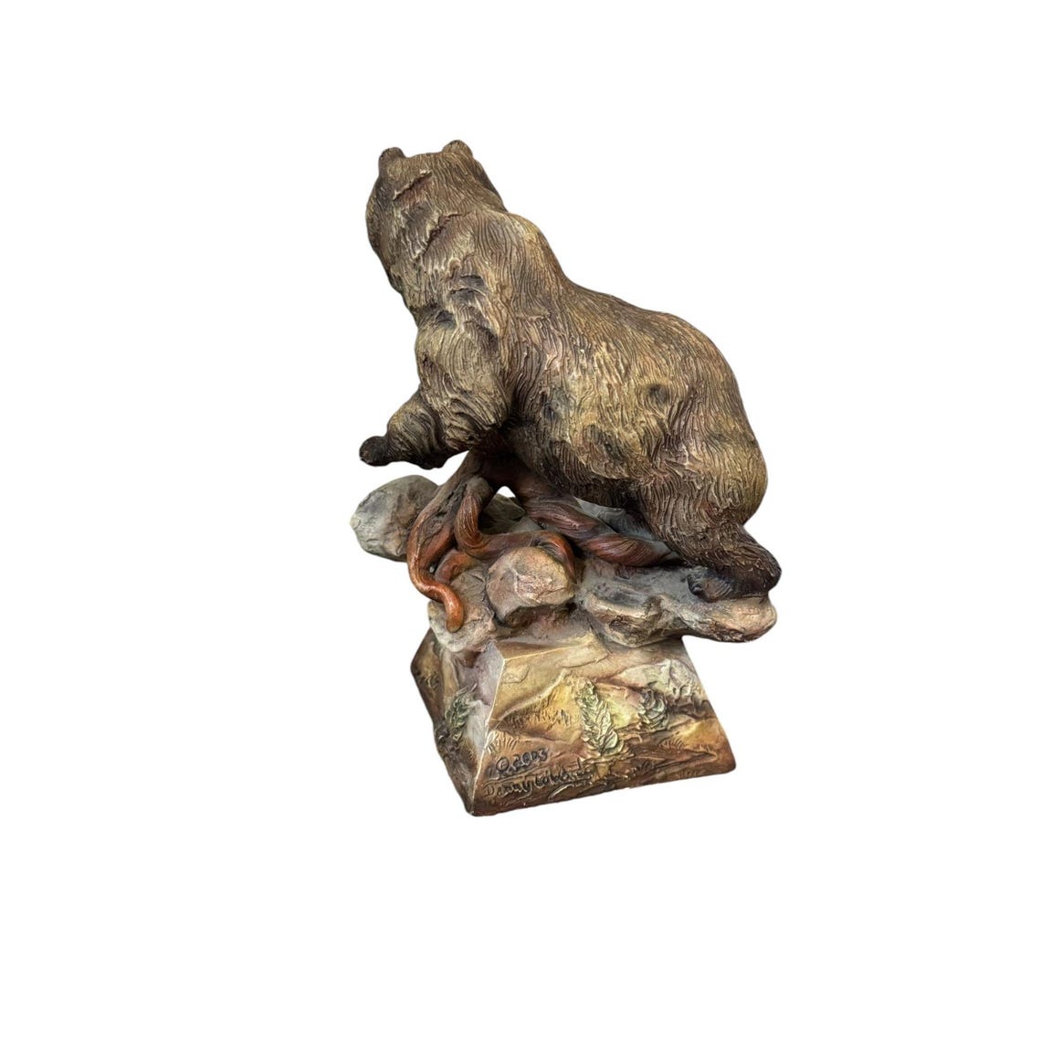2003 by Danny Edwards Vintage Grizzly Bear Porcelain Figurines ...