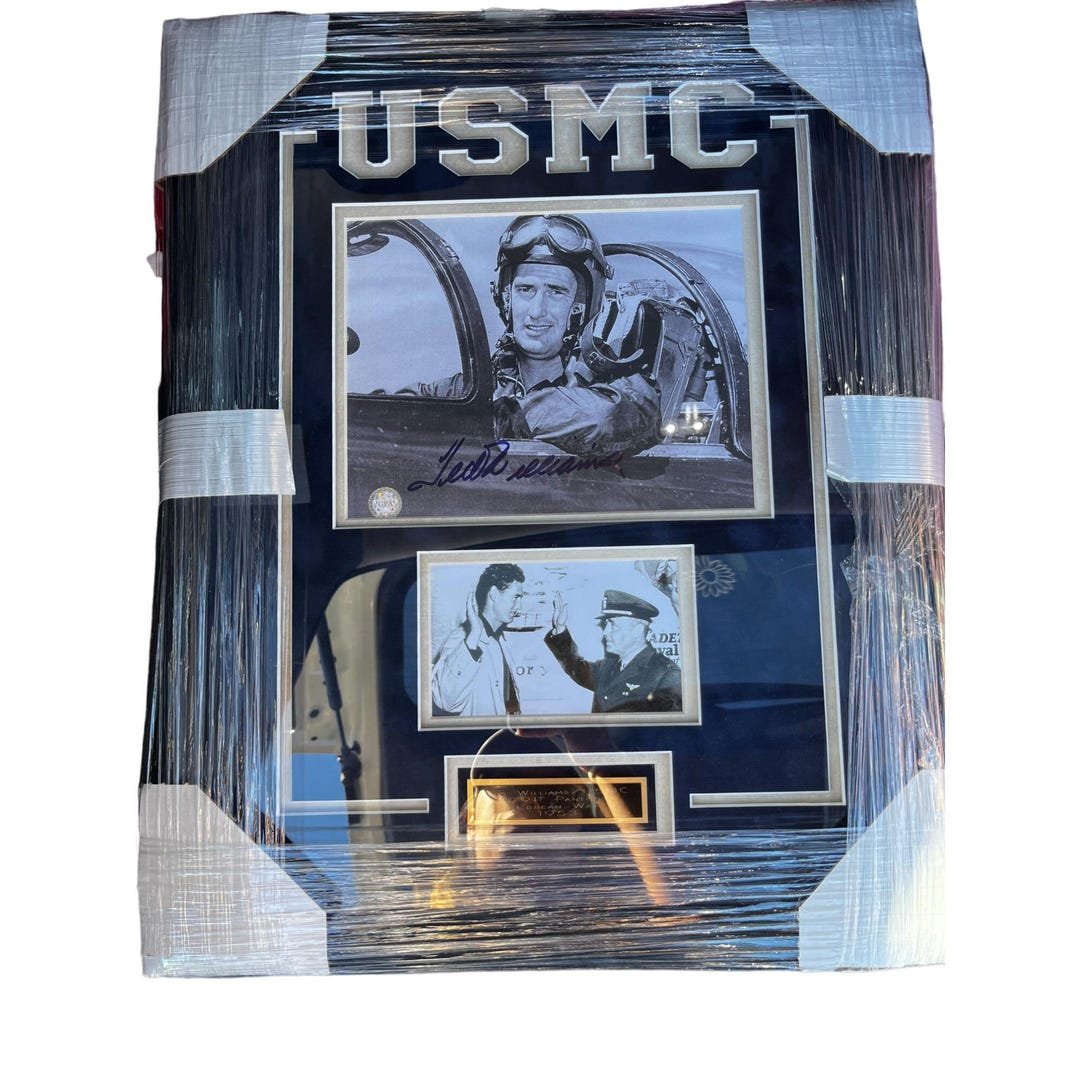 Ted Williams USMC 1953 F9F Panther Korean War, Military Sportsman ...