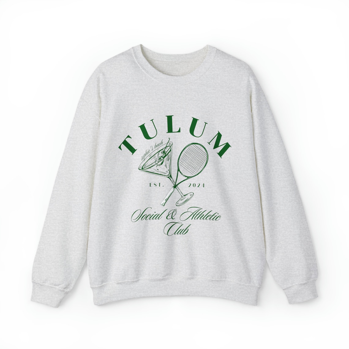CUSTOM Tulum Social & Athletic Club Crewneck Bridesmaids Sweatshirt ...