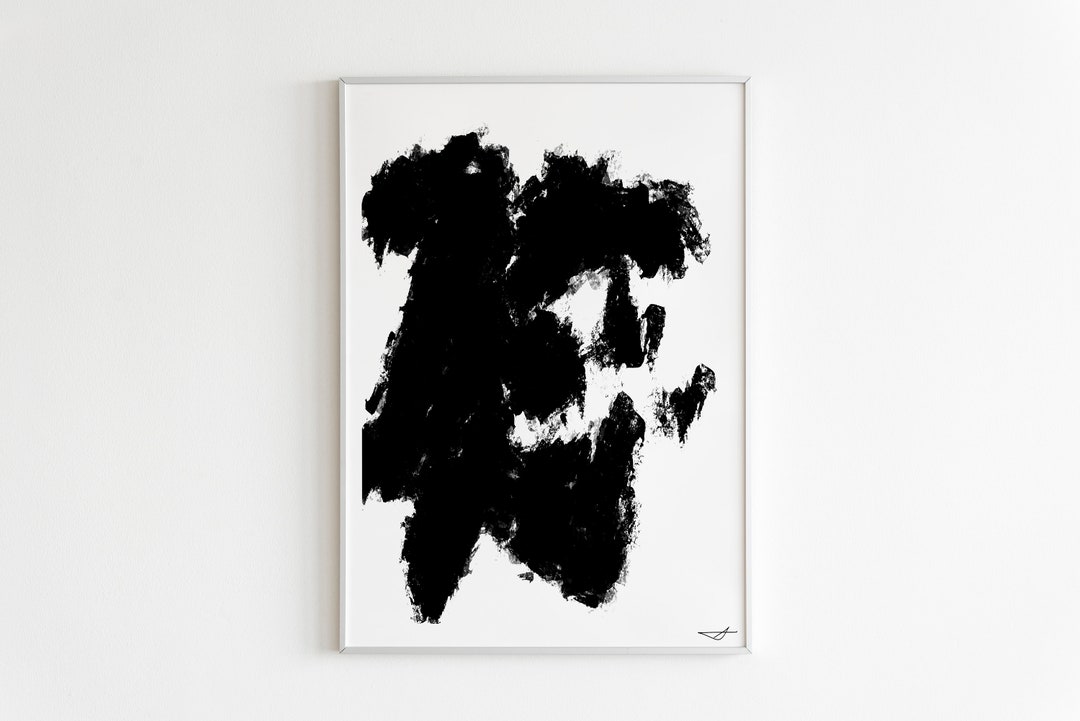 Wall Art Abstract Painting Simple Modern Art Neutral Painting ...