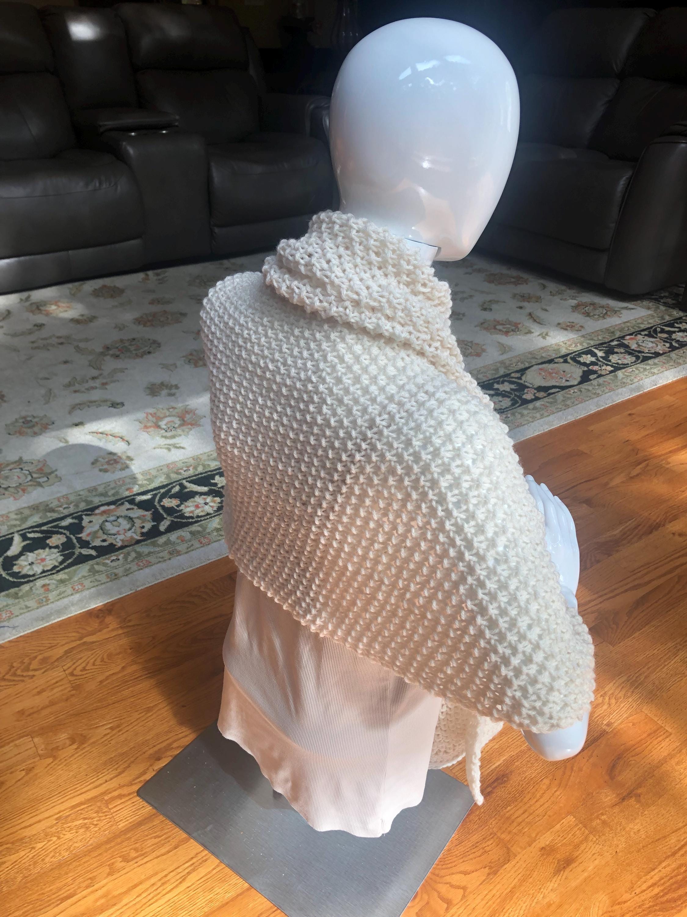 EASY KNIT Pattern for Rectangular Blanket Wrap Shawl - Etsy