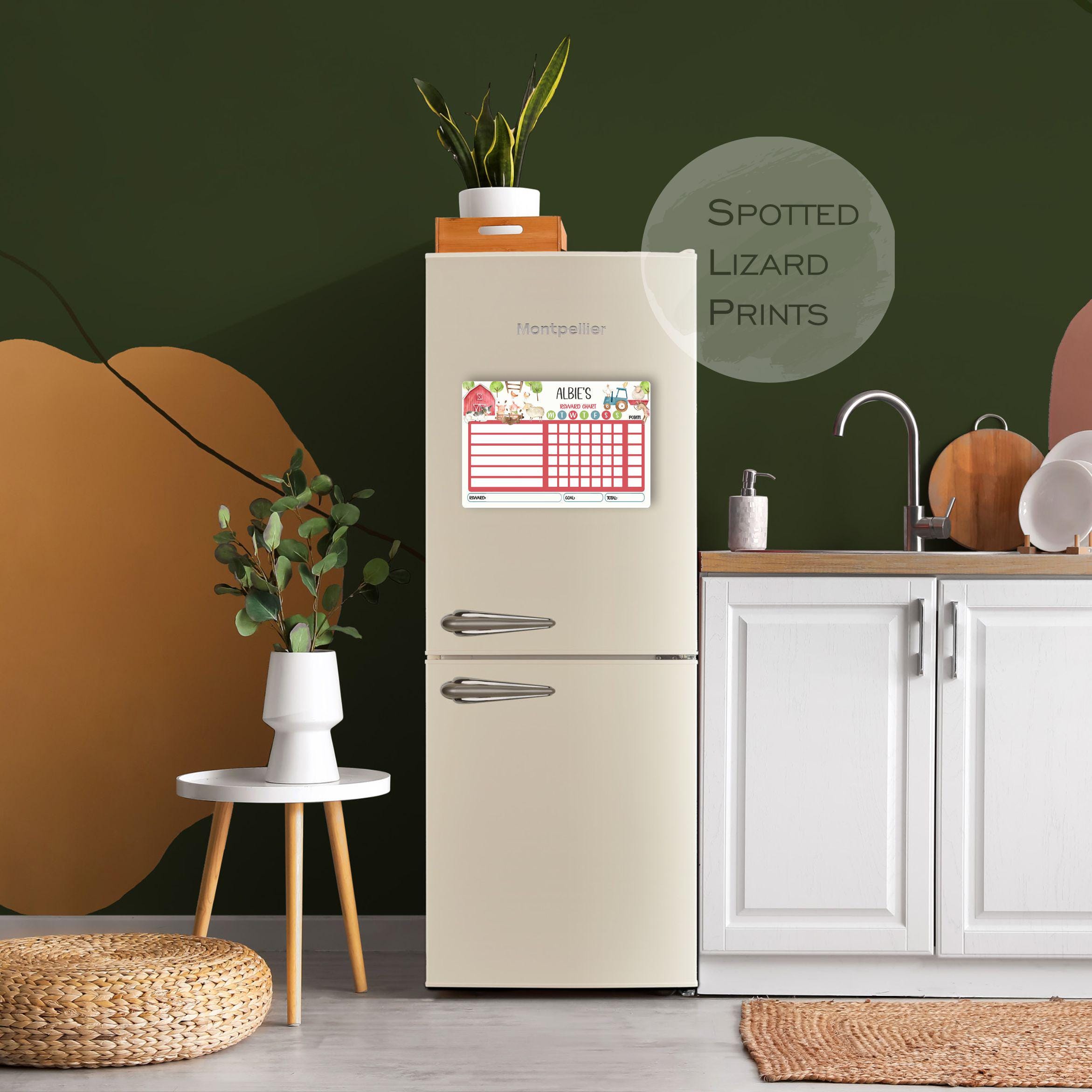 Personalised Farm Reward Chart | Kids Reward Chart | Behaviour Chart ...