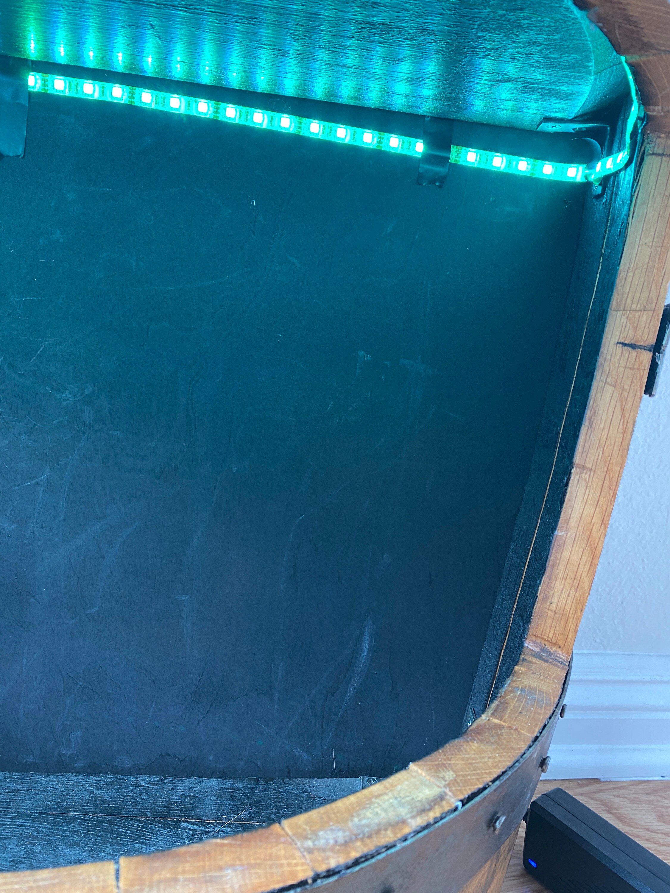 Custom Hand Built Whiskey Barrel Light up Bar - Etsy