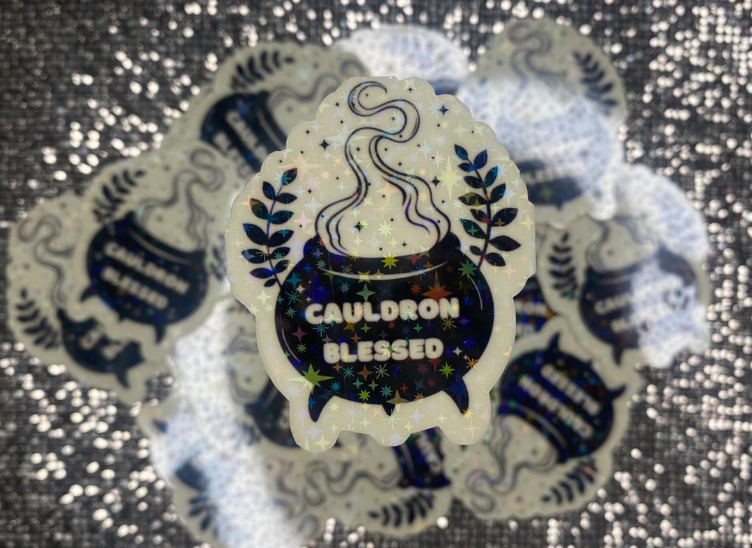 Cauldron Blessed Sticker acotar Inspired - Etsy