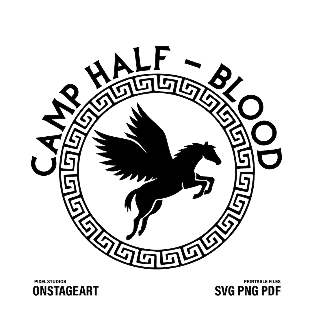 Camp Half Blood SVG, Digital Download, Camp Half Blood Logo, Long ...