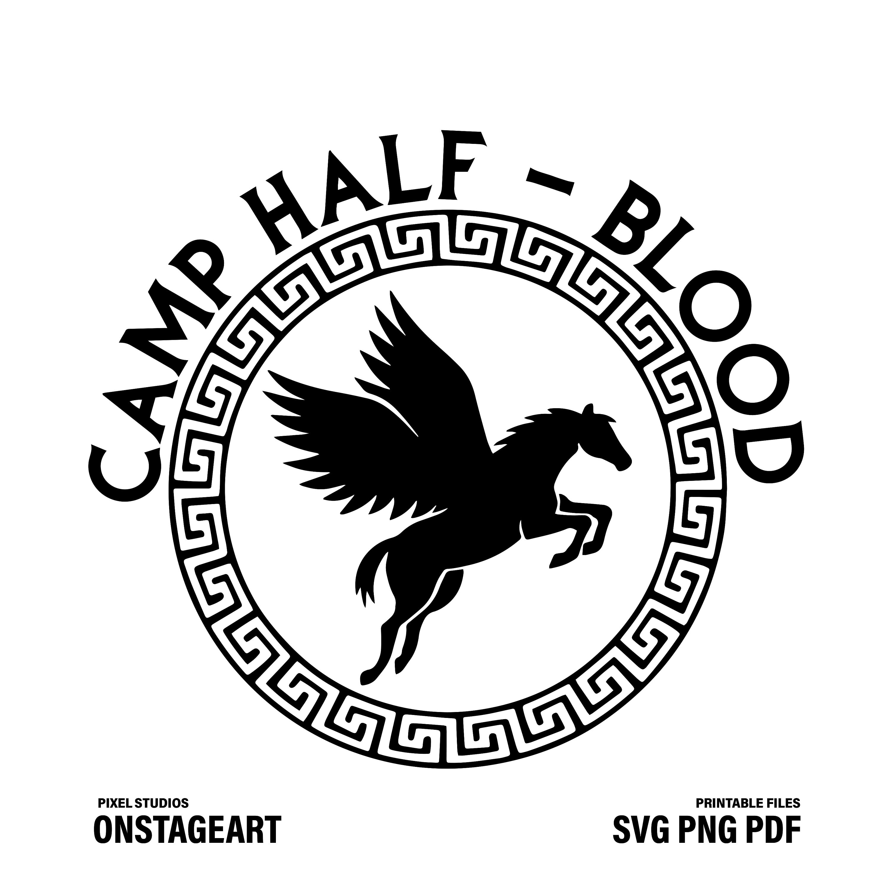 Camp Half Blood SVG, Digital Download, Camp Half Blood Logo, Long ...