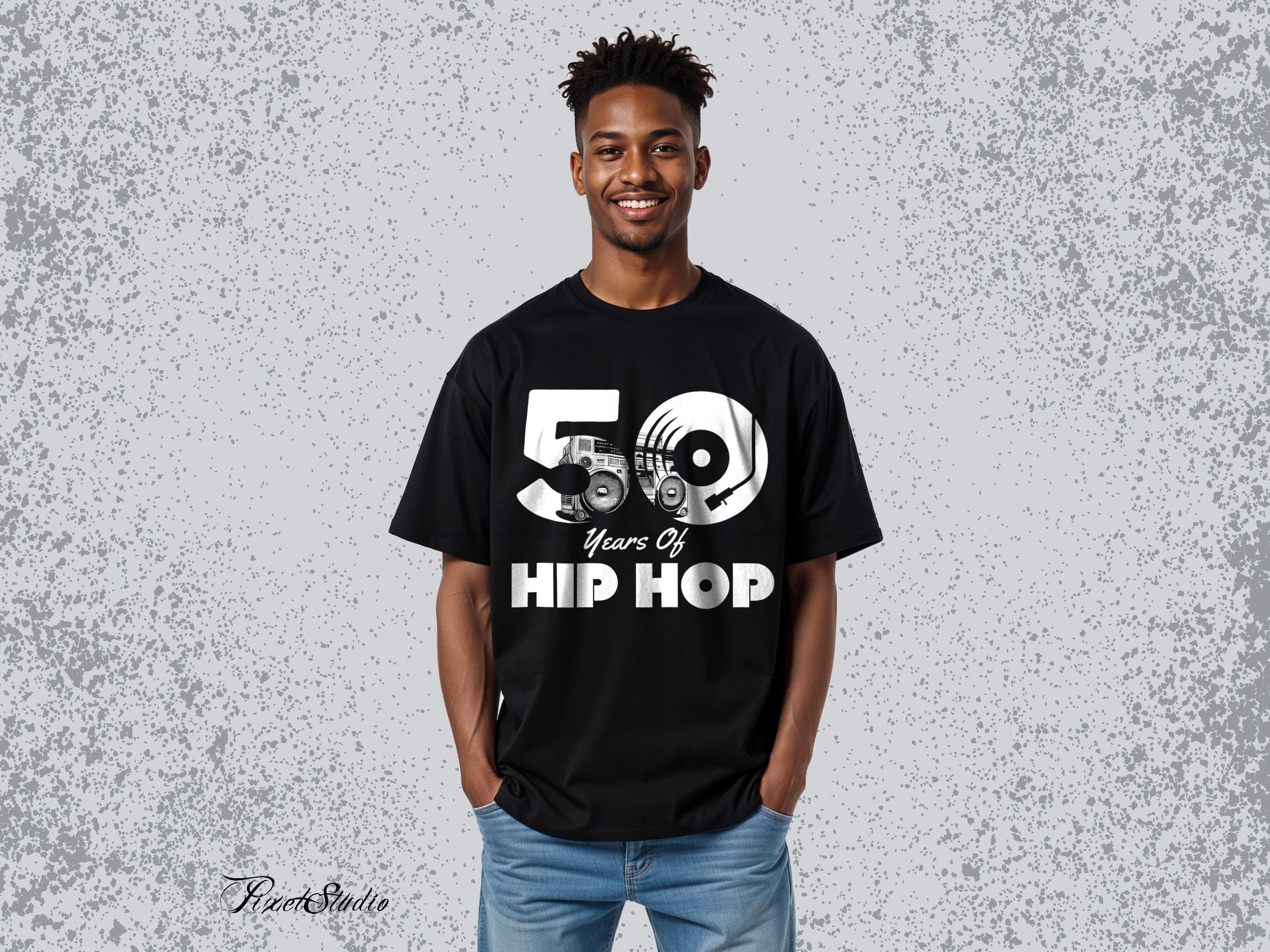 Celebrating 50 Years of Hip-hop, Instant Download, Digital Print, Hip ...