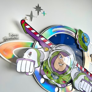 Buzz Cake Topper Svg, Digital Buzz Cake Topper, SVG and Studio. Instant ...