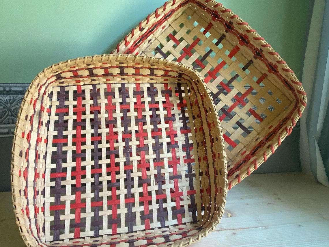 Nesting Tray Baskets - Custom Colors Available!! - Etsy