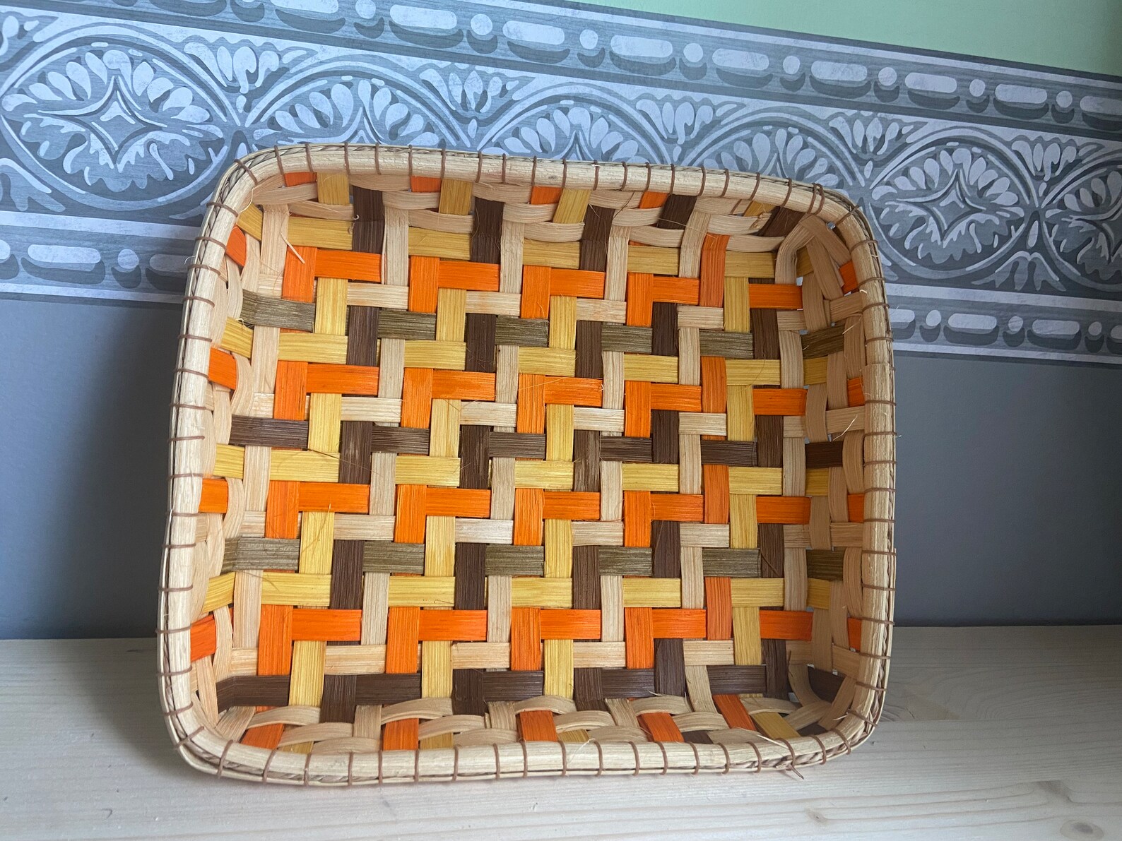Candy Corn Tray Basket - Etsy