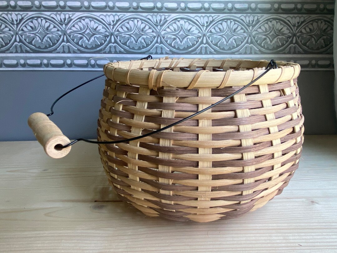Swing Handle Bean Pot Basket - Custom Colors Available!! - Etsy