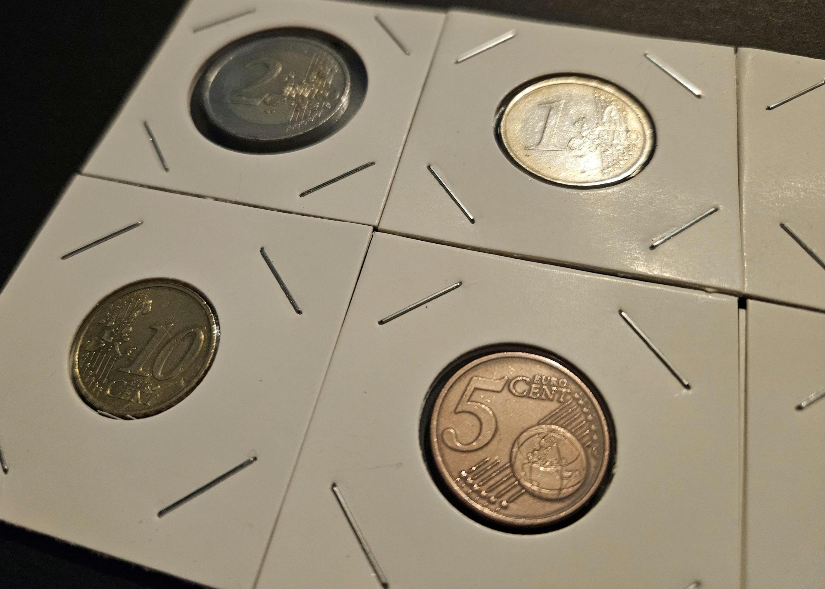 2002 Euro Coin Set - Complete Collection From Ireland's First Euro Year ...