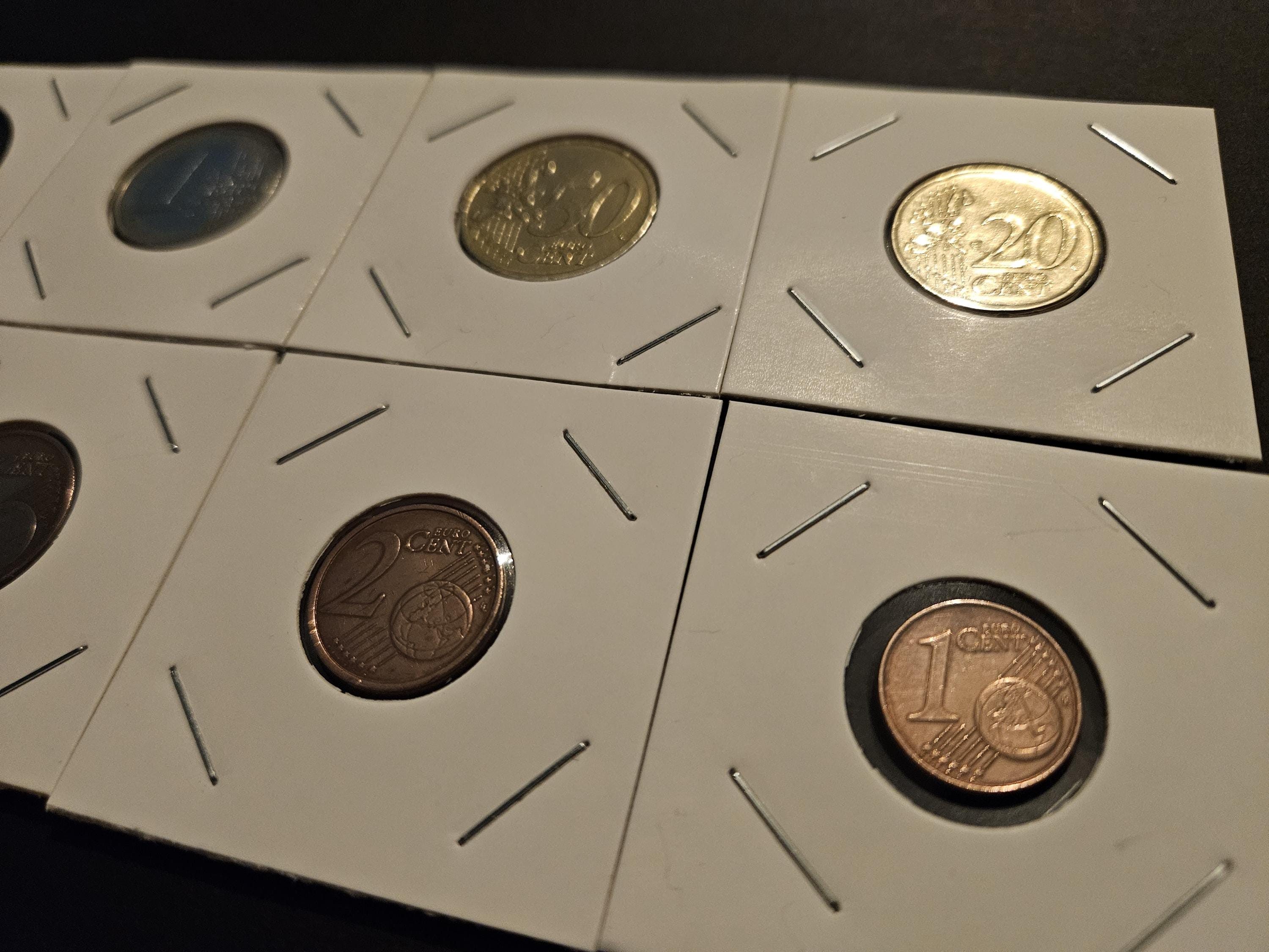 2002 Euro Coin Set - Complete Collection From Ireland's First Euro Year ...
