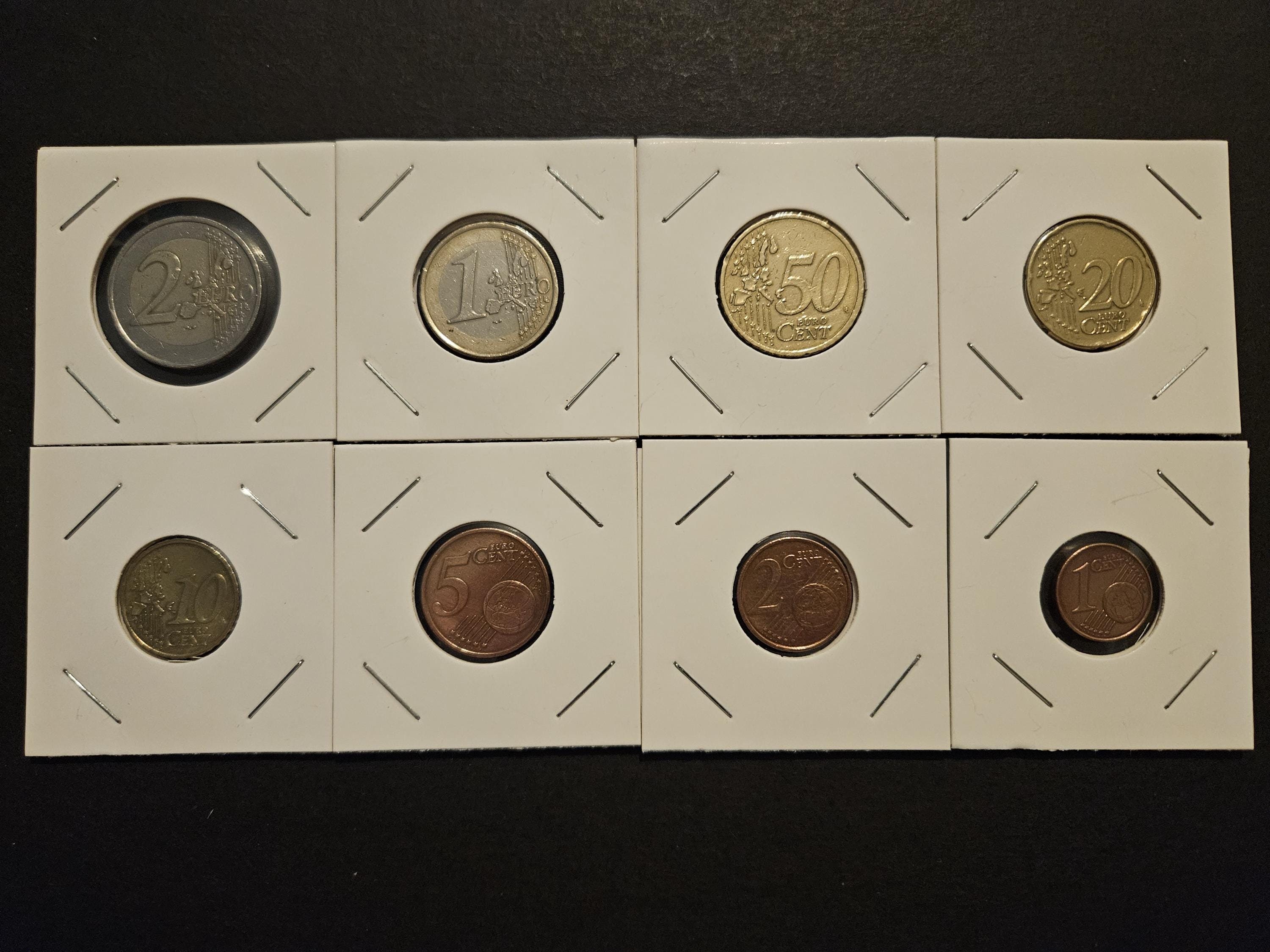 2002 Euro Coin Set - Complete Collection From Ireland's First Euro Year ...