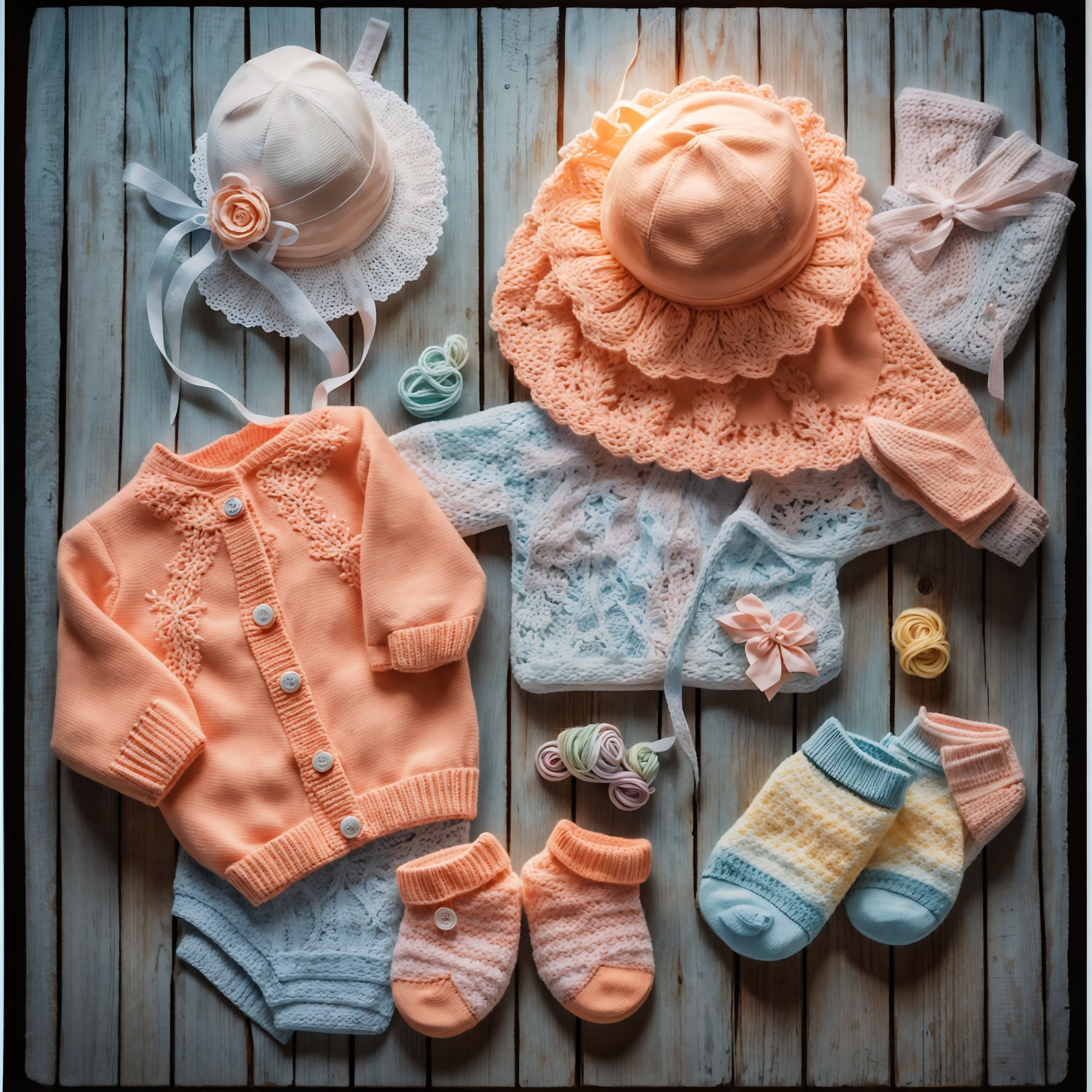 Baby Knitting Pattern PDF matinee Coat/jacket, Mitts, Bonnet and ...