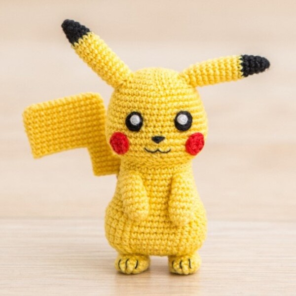 Crochet Pikachu Pattern - Etsy