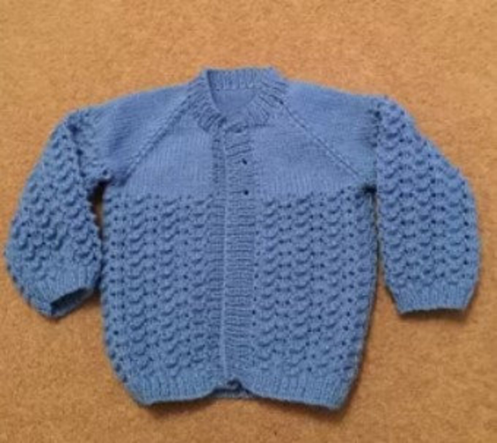 Easy Knit Baby Set Pattern: Cardigan, Hat, Booties (PDF Download) - Etsy