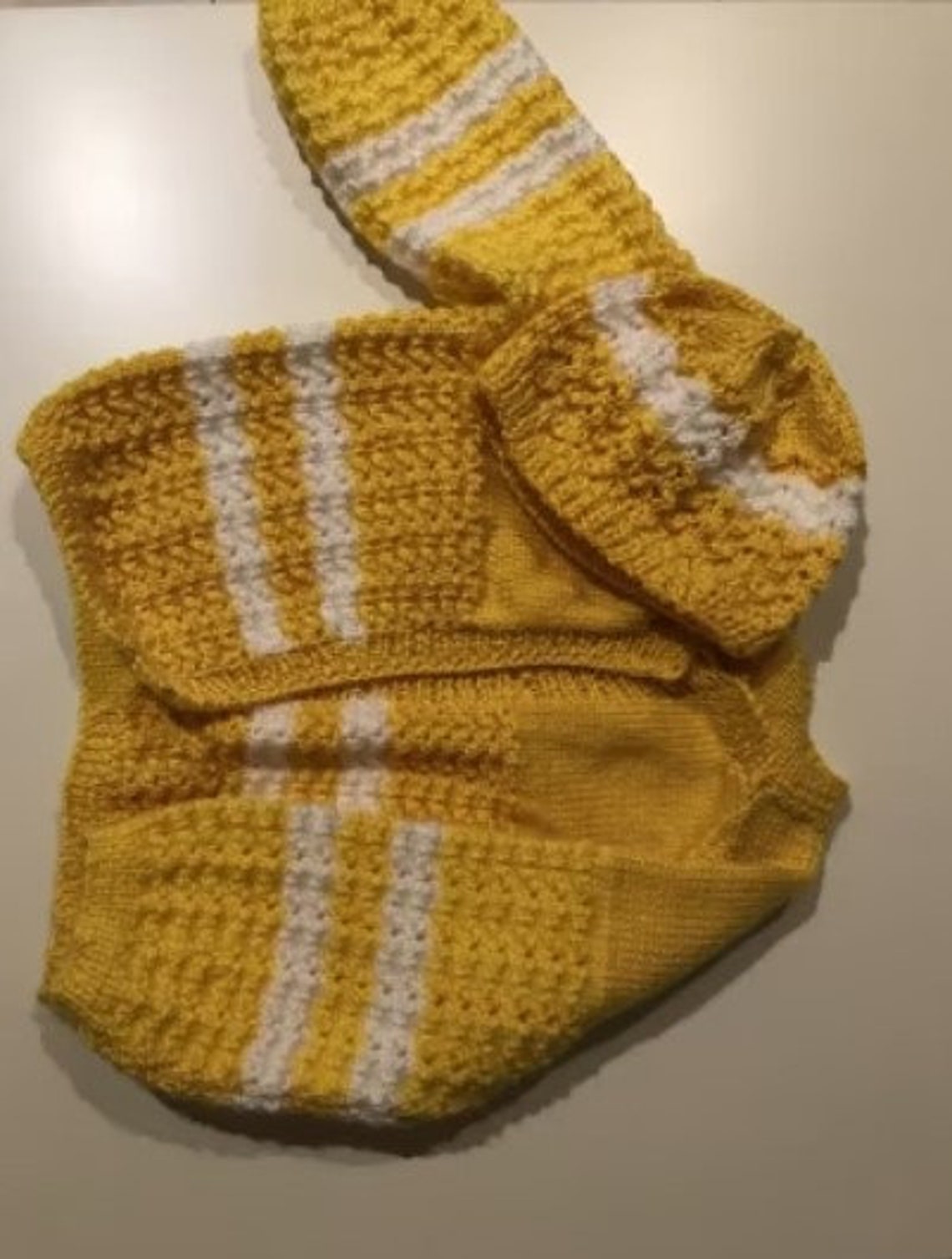 Baby Knitting Pattern PDF -matinee Coat/jacket, Mitts, Bonnet and ...