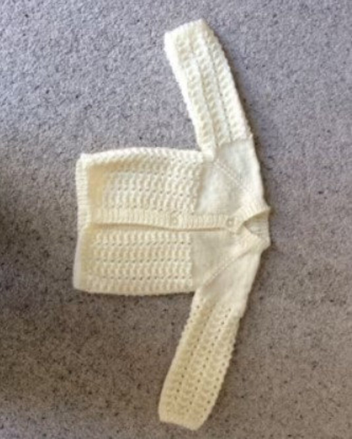 Baby Knitting Pattern PDF -matinee Coat/jacket, Mitts, Bonnet and ...