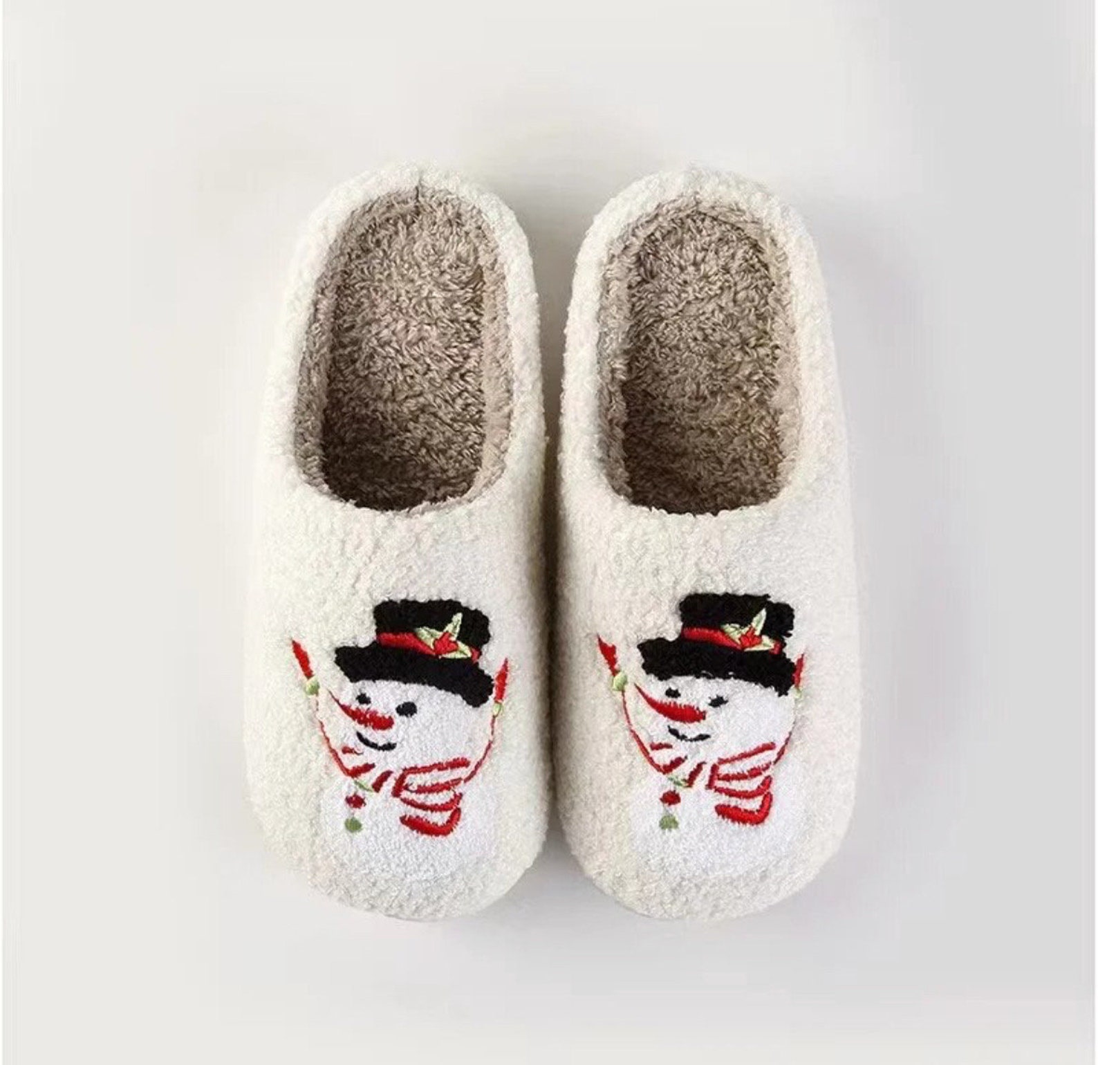 Christmas Snowman Holiday Slippers, Womens House Shoes - Etsy