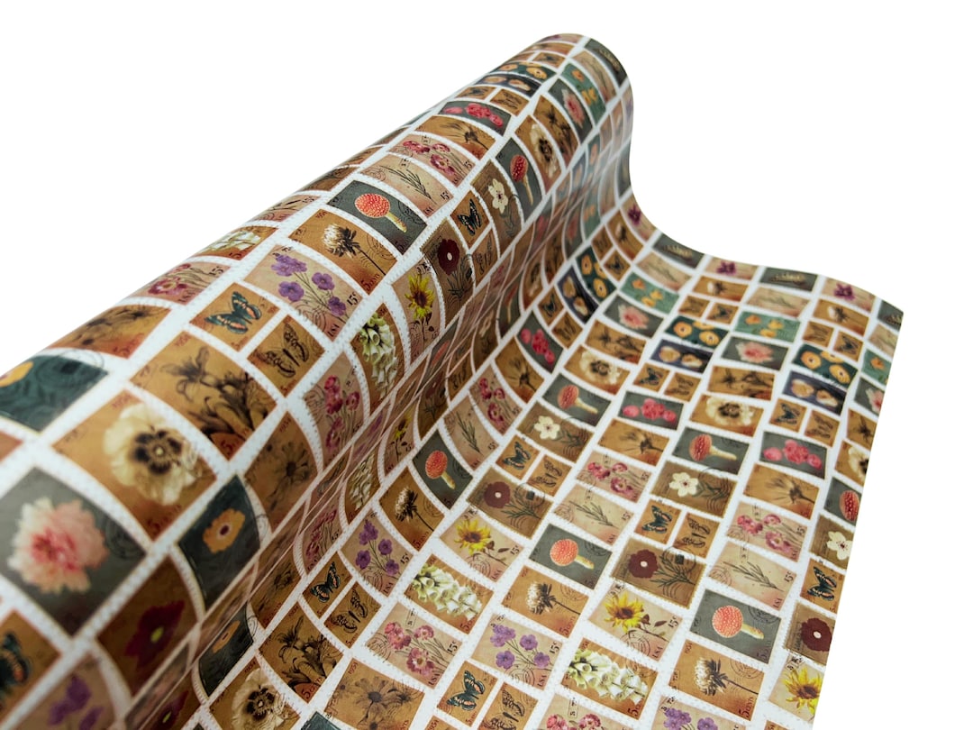 Vintage Stamp Wrapping Paper – Old Postage Gift Wrap for Letter Lovers ...