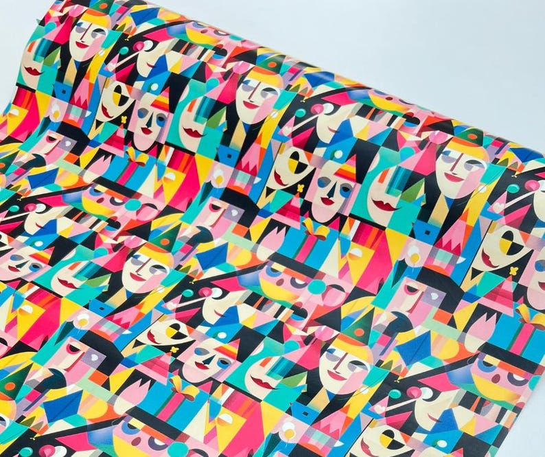 Abstract Circus Wrapping Paper – Colourful Carnival Gift Wrap - Etsy