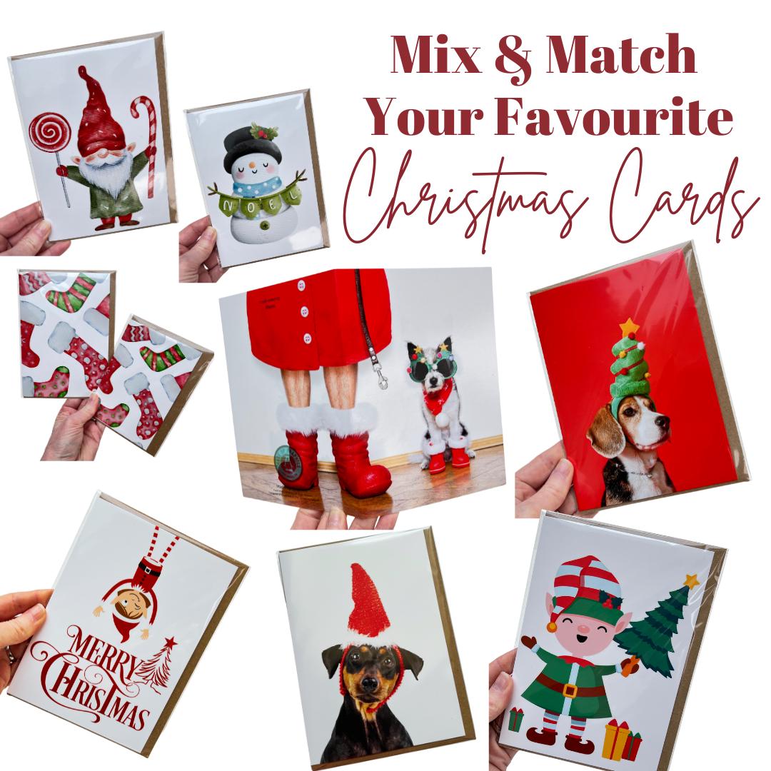 Merry Christmas Elf Greeting Card Funny Holiday Card Blank Inside ...