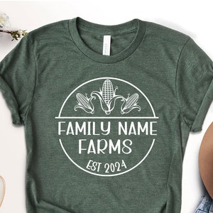 Custom Family Farm Shirt, Custom Cow Farm Shirt, Cattle Farm Shirts ...