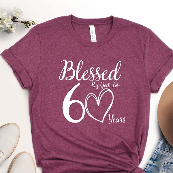 60 Birthday T Shirts for Women - Etsy