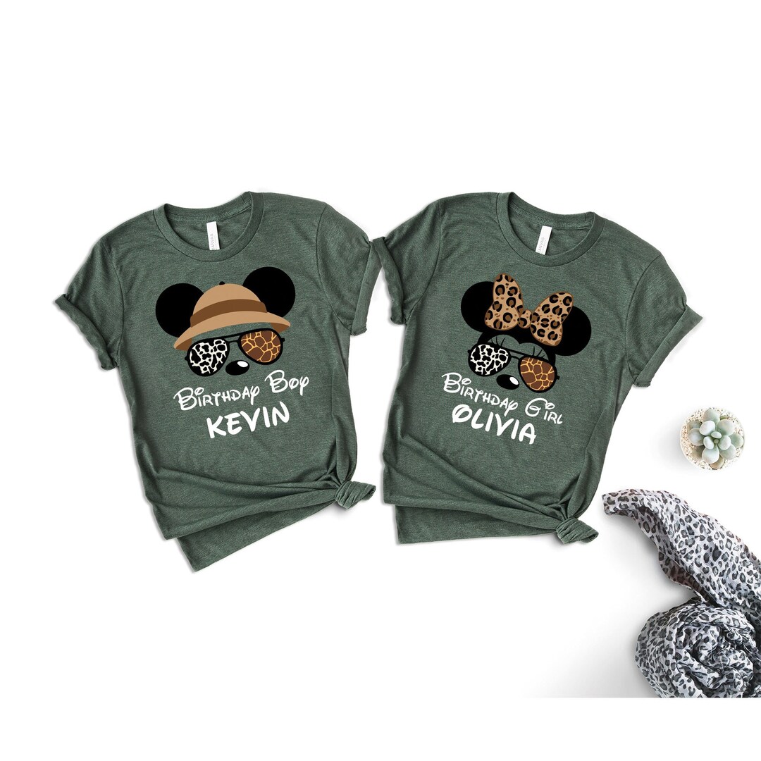 Custom Disney Animal Kingdom Shirts, Custom Disney Birthday Shirt ...
