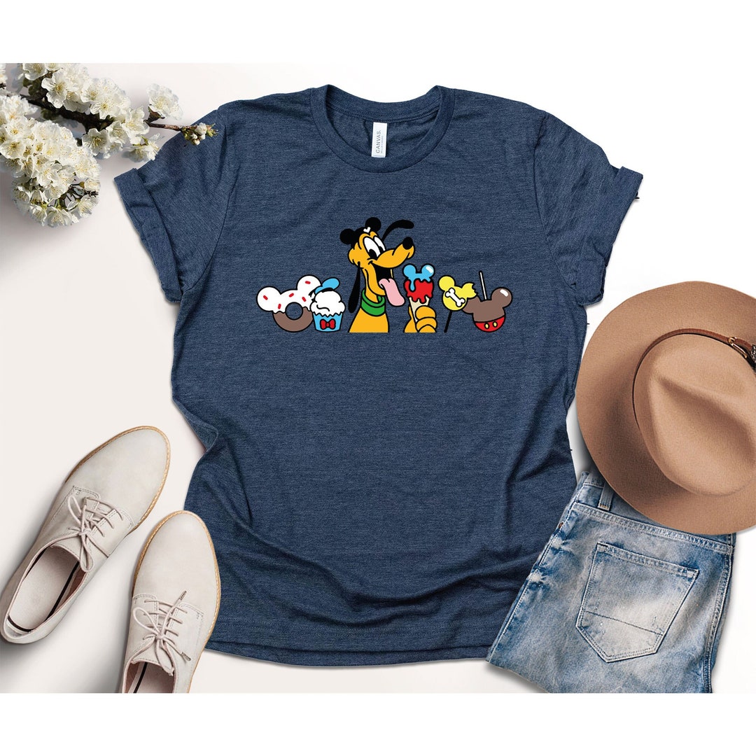 Pluto Snacks T-shirt, Pluto and Mickey Ears Snacks Shirts, Disney ...
