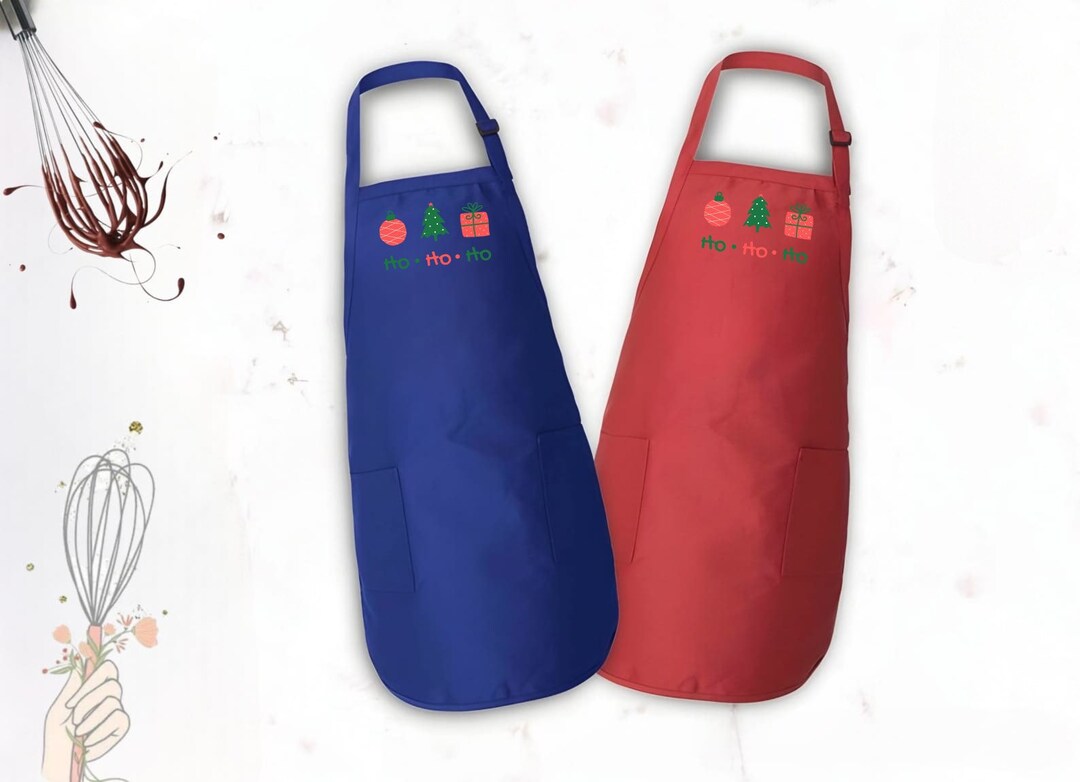 Christmas Santa Kitchen Apron Christmas Aprons Christmas - Etsy