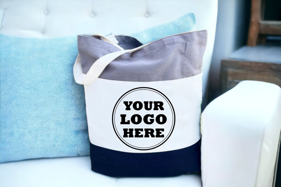 Custom Logo Tote Bag, Personalized Tote Bag Bulk, Custom Tote Bag With ...