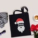 Ho Ho Ho Christmas Santa Tote Bag, Reusable Christmas Bag Gift ...