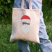 Ho Ho Ho Christmas Santa Tote Bag, Reusable Christmas Bag Gift ...