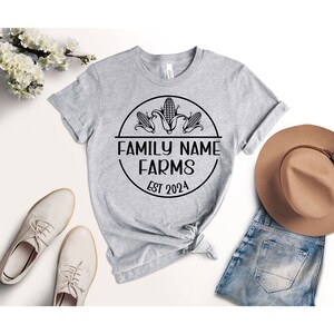 Custom Family Farm Shirt, Custom Cow Farm Shirt, Cattle Farm Shirts ...