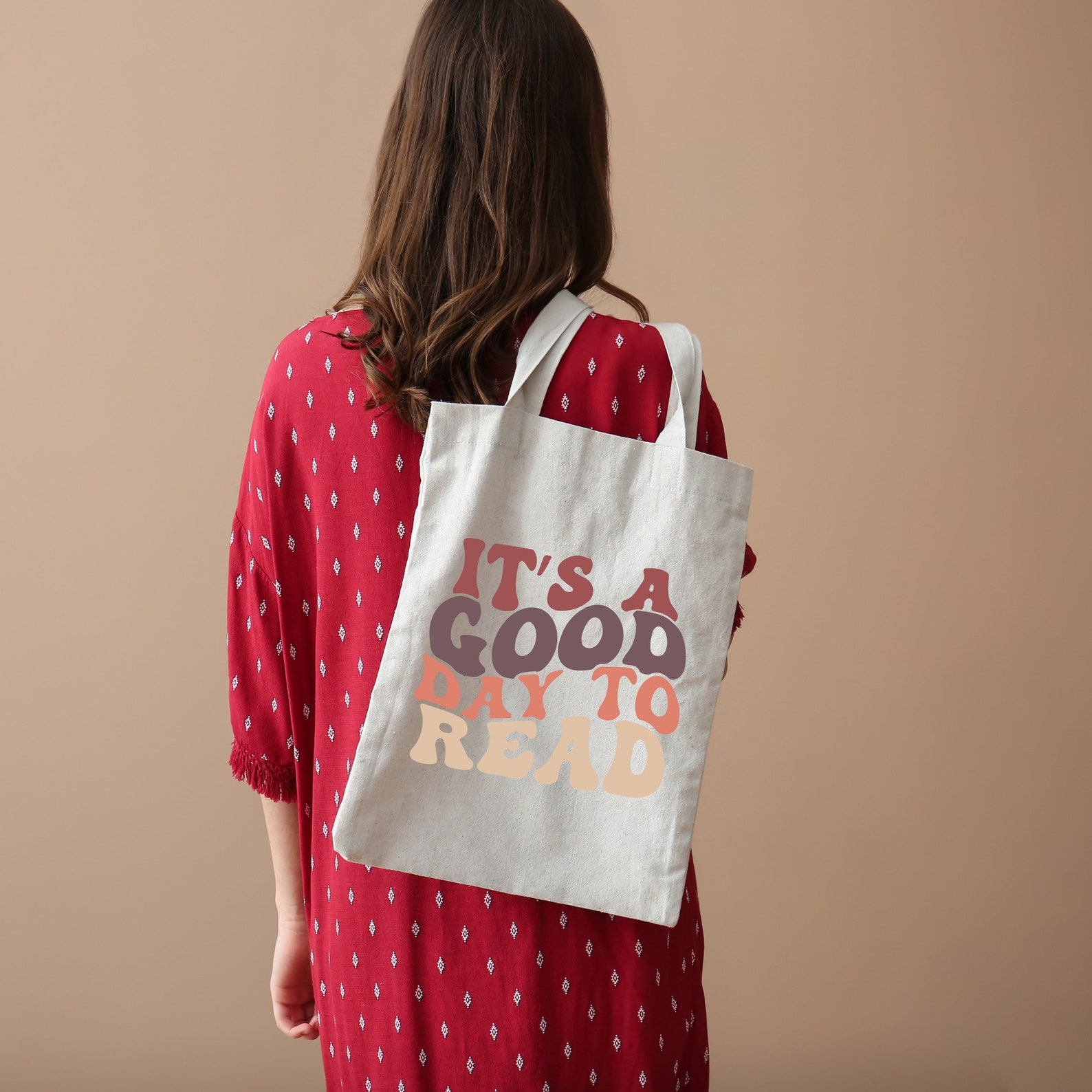 It's Good Day to Read Tote Bag, Book Lovers Gift, Book Bag, Reading ...