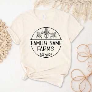 Custom Family Farm Shirt, Custom Cow Farm Shirt, Cattle Farm Shirts ...
