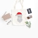 Ho Ho Ho Christmas Santa Tote Bag, Reusable Christmas Bag Gift ...