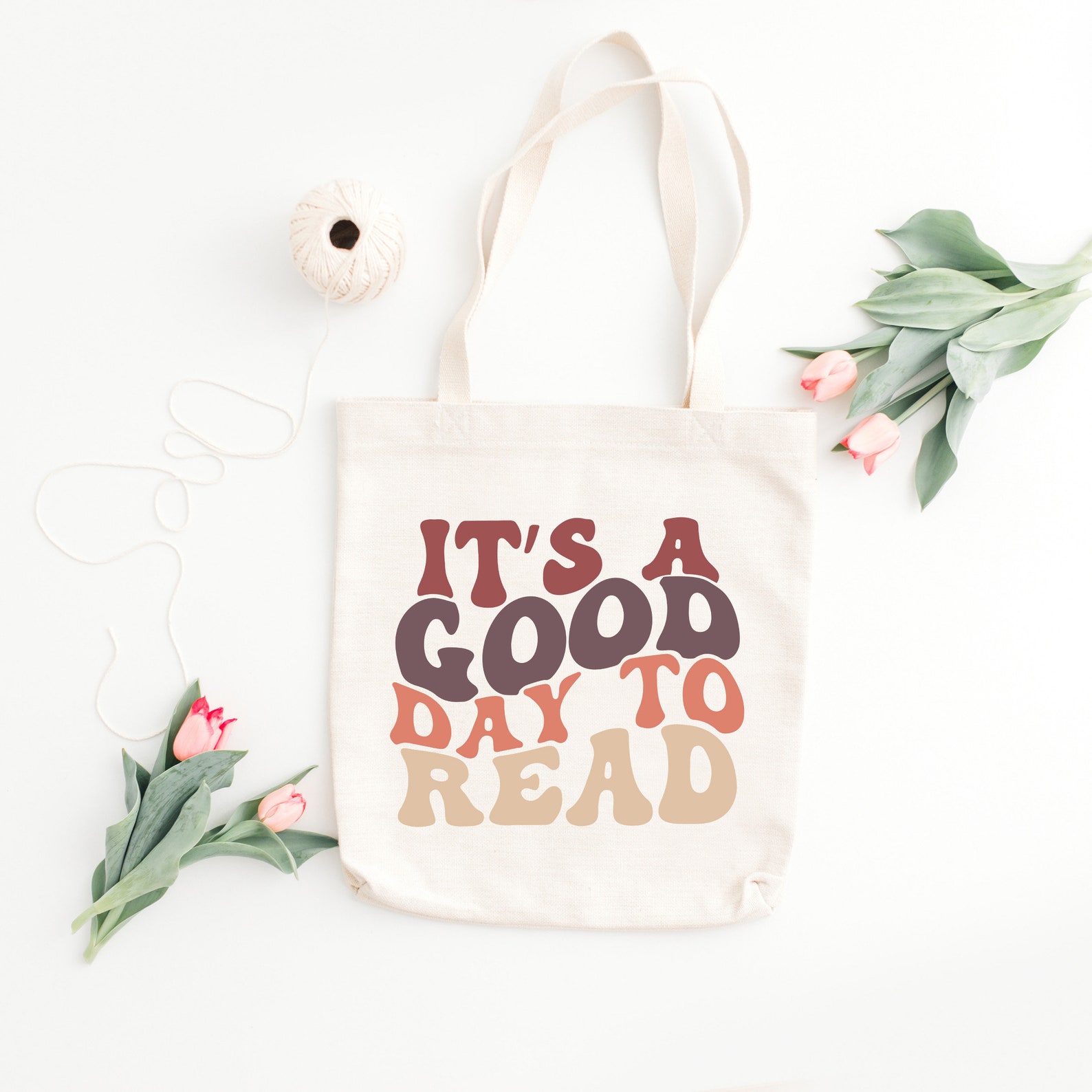 It's Good Day to Read Tote Bag, Book Lovers Gift, Book Bag, Reading ...