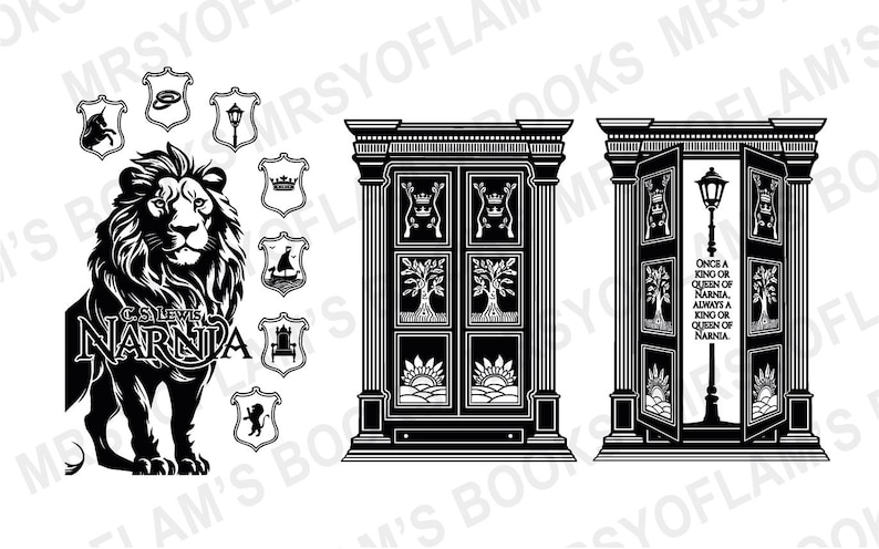 Narnia SVG Bundle (vinyl Cover Rebind Recase) - Etsy