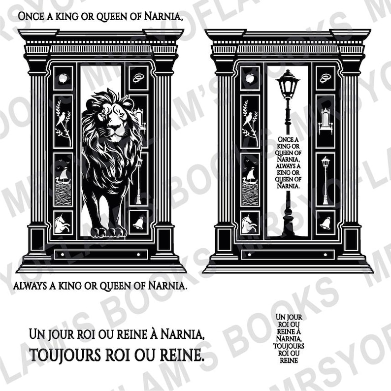 Narnia SVG Bundle (vinyl Cover Rebind Recase) - Etsy