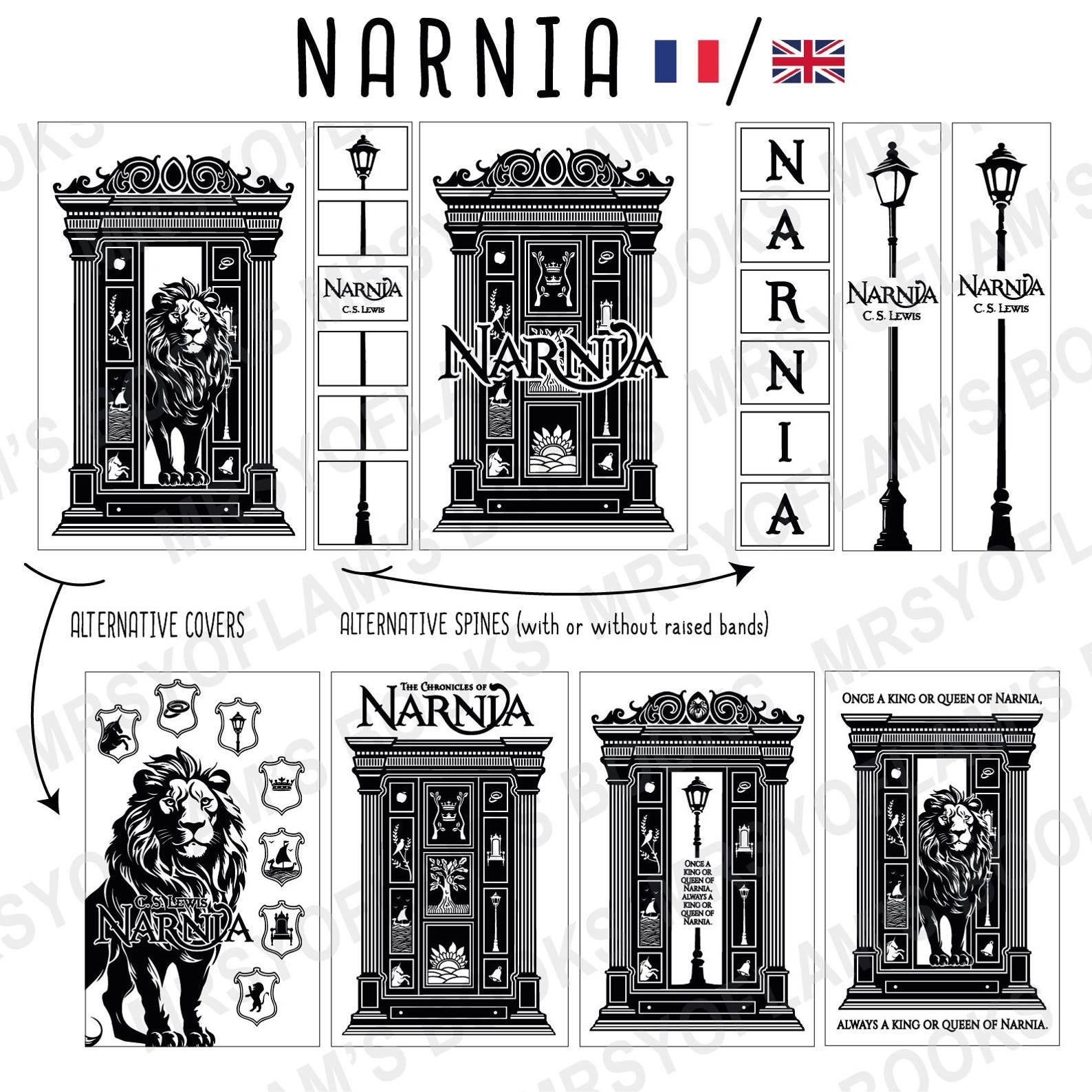 Narnia SVG Bundle (vinyl Cover Rebind Recase) - Etsy