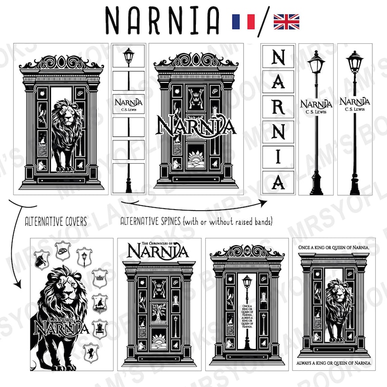 Narnia SVG Bundle (vinyl Cover Rebind Recase) - Etsy