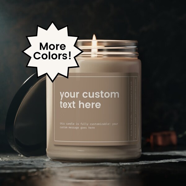 Personalized Candle - Etsy