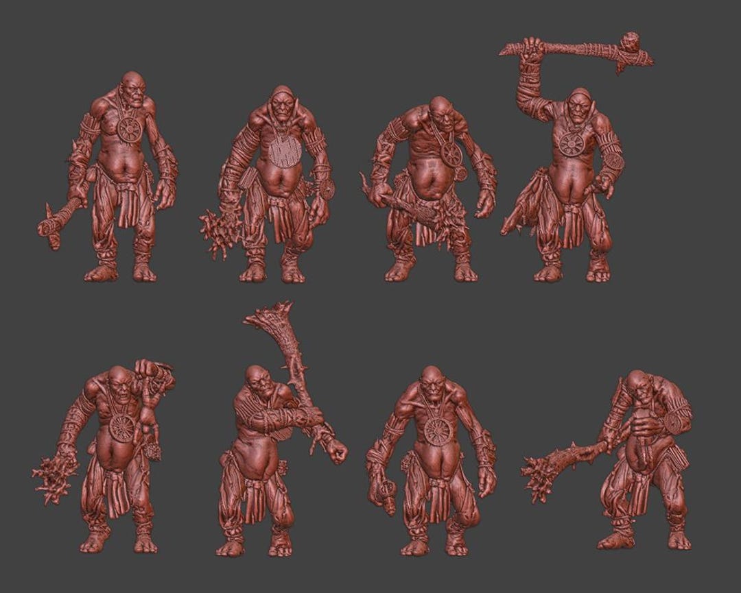 Giants STL Miniatures File - Etsy