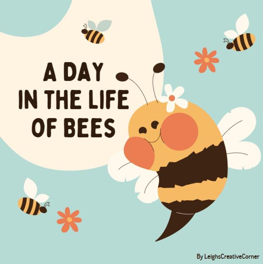 A Day in the Life of Bees Story Book for Children. Instant Download PDF ...