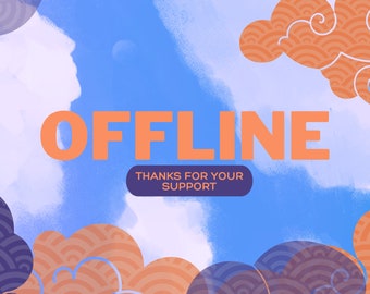 Twitch Stream Animated Overlay, Scene, Red Neon (4 Scenes) - Etsy